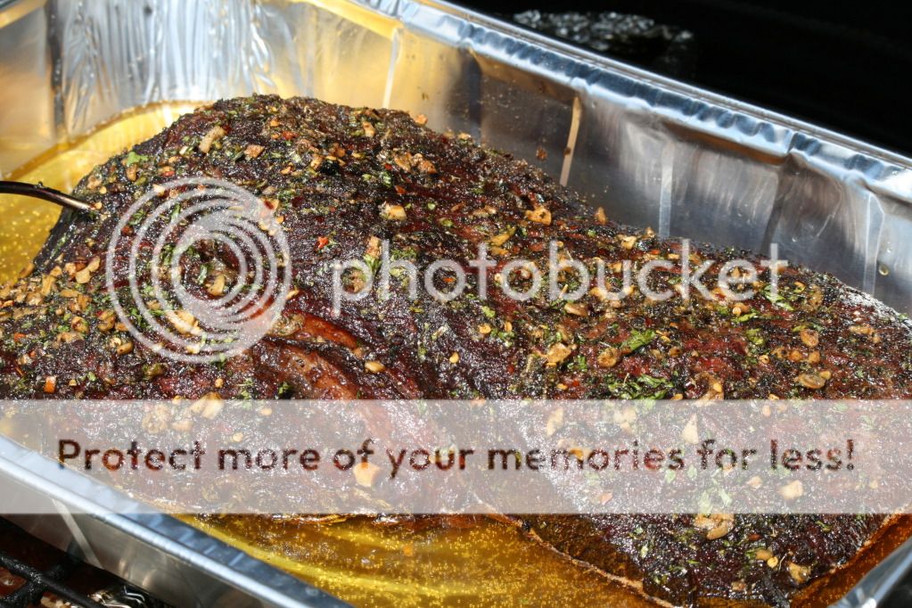 Adam Perry Lang's "Charred and Scruffed" Chimichurri Crusted Brisket ...