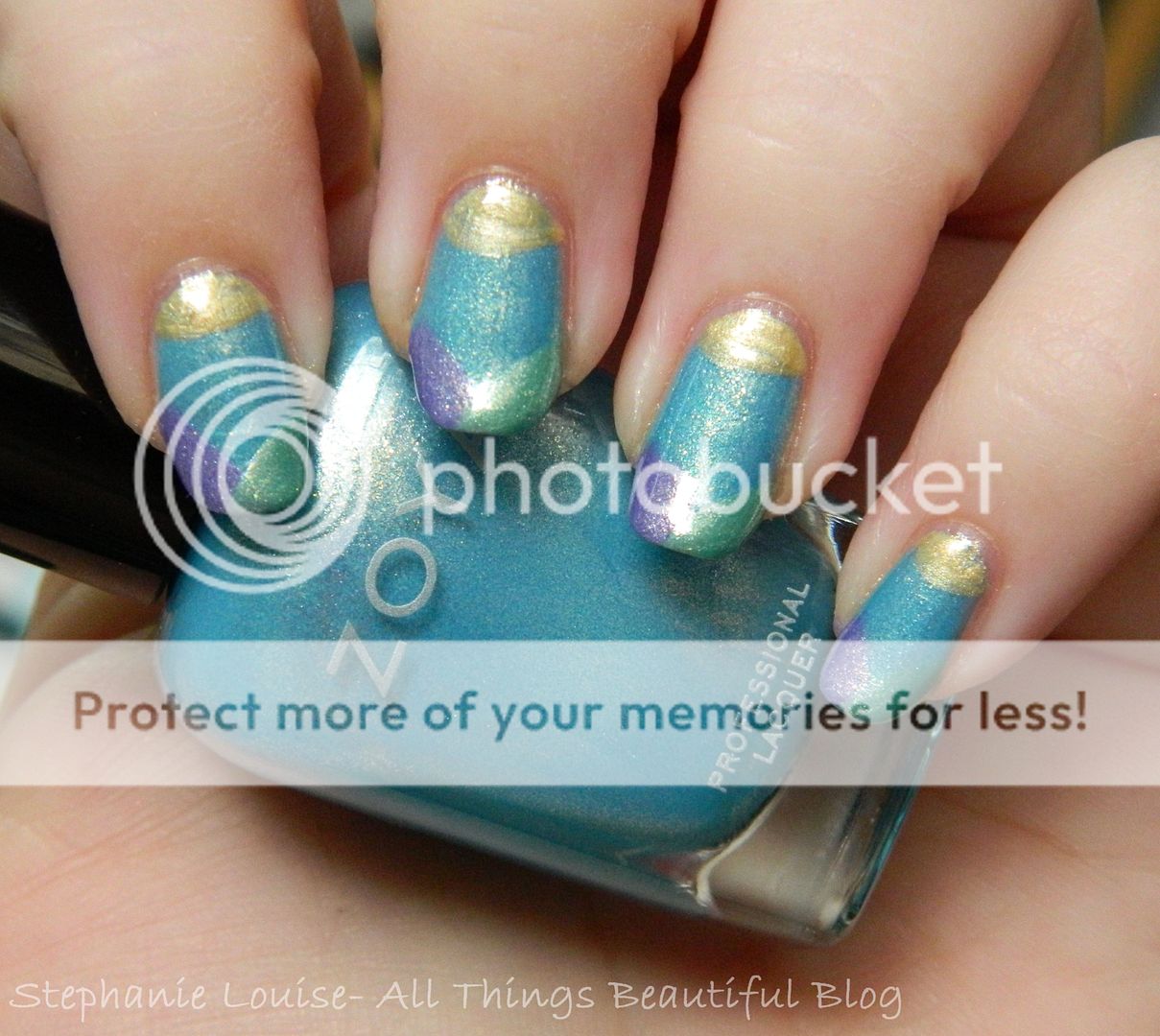 Quick Zoya Awakening Spring Folded Tips Nail Art! - All Things Beautiful XO