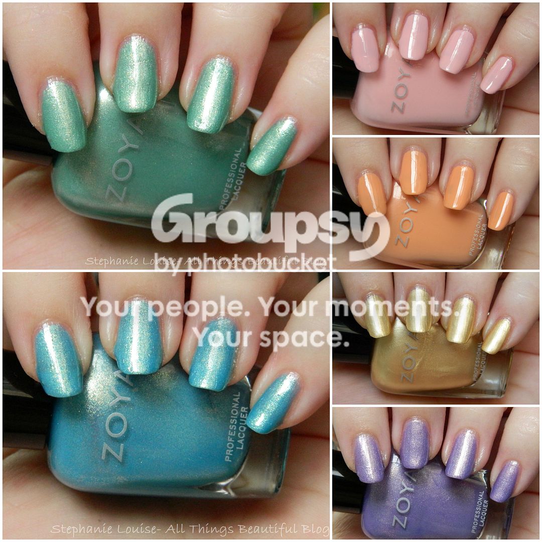 Zoya Awakening Collection for Spring 2014 Swatches & Review - All ...
